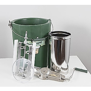 PREMIUM Large 8 qt. - Immergood Ice Cream Maker - Stainless Steel - Hand Crank