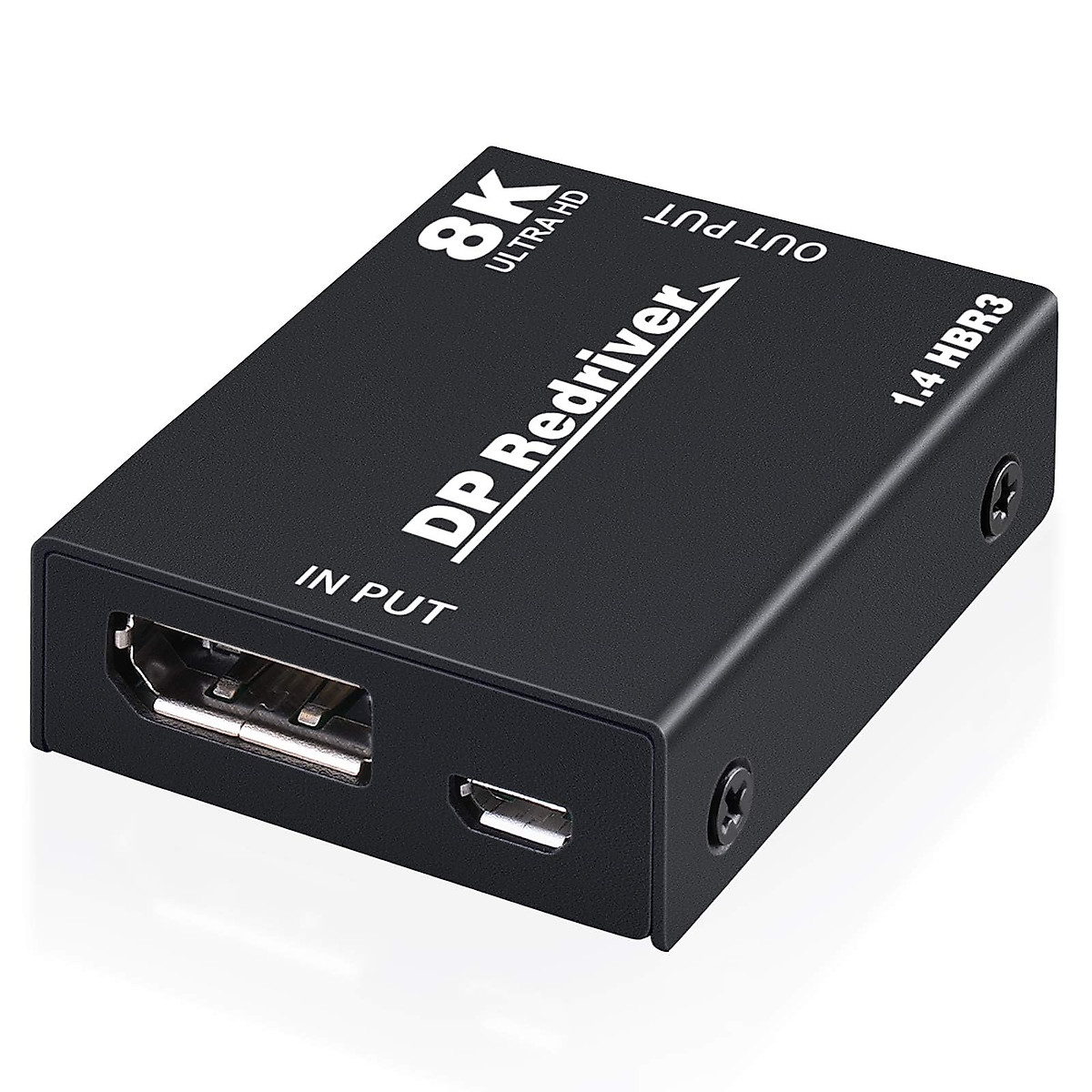 8K@60hz DisplayPort Extender - CJX DisplayPort to DisplayPort 1.4 Repeater Signal Booster DP Amplifier Supports Full HD 3D for Oculus Rift S, HTC Vive Pro, Valve Index, Gaming Monitor, Projector
