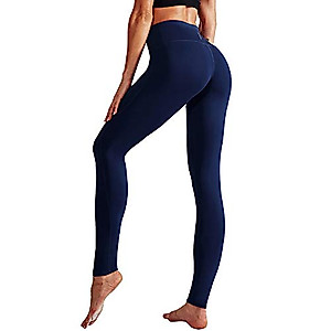NELEUS 3 Pack Tummy Control High Waist Running Workout Leggings,9017,Black,Grey,Navy Blue,3XL