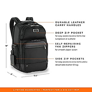 Briggs & Riley @Work Medium Cargo Backpack, Black