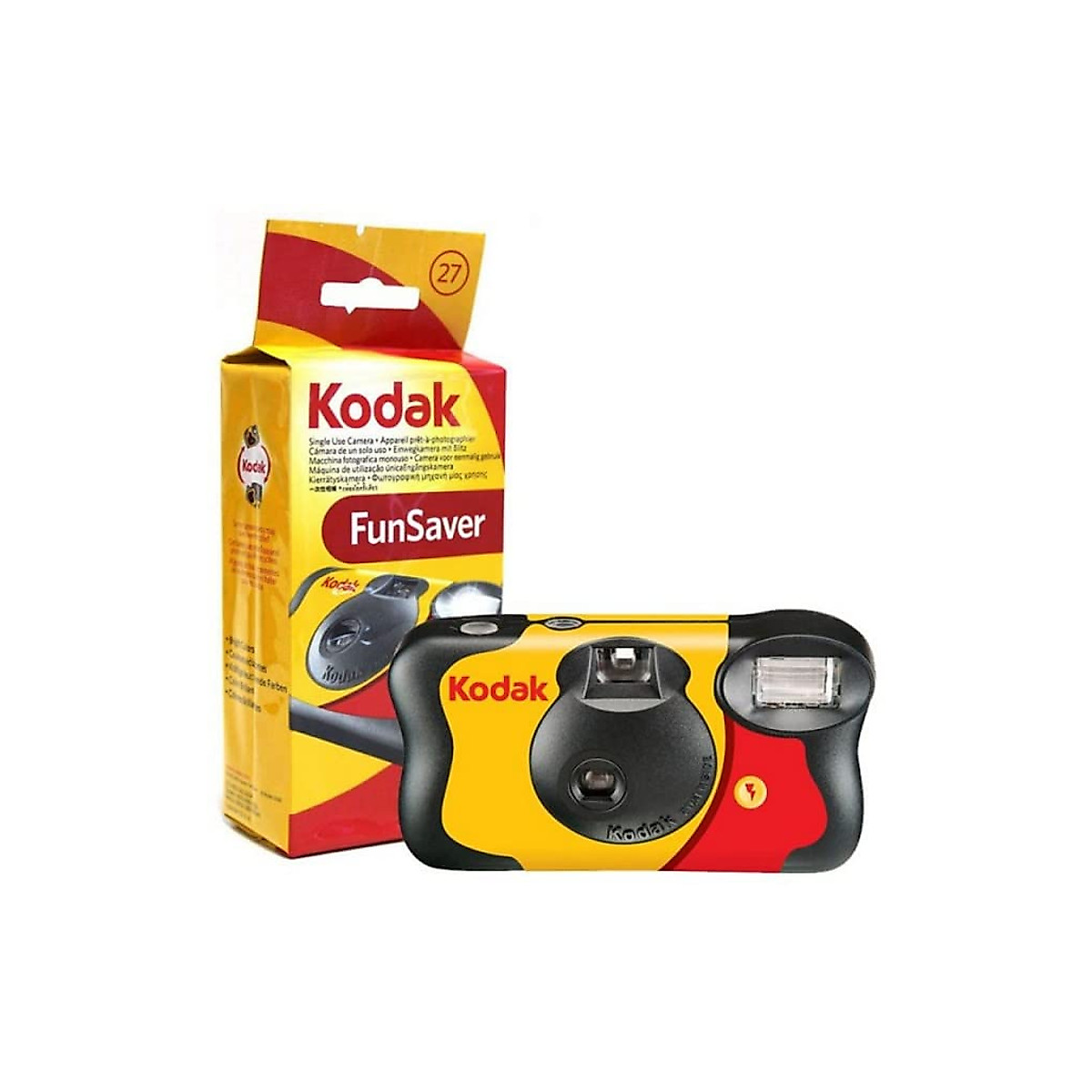 Kodak Fun Saver with flash and ISO 400 27 Exposures