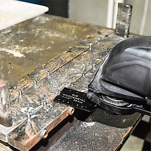 TWIN-TOWN 10PCS Wood/Metal Bi-Metal Oscillating Multitool Quick Release Oscillating Saw Blades Fits Fein Multimaster, Porter Cable, Black&Decker, Bosch Craftsman, Ridgid, Makita, Milwaukee, Dewalt