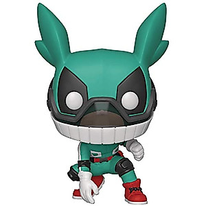 Funko POP My Hero Academia - Deku with Helmet (Izuku Midoriya) Pop! Vinyl Figure (Bundled with Compatible Pop Box Protector Case), Multicolor, 3.75 inches