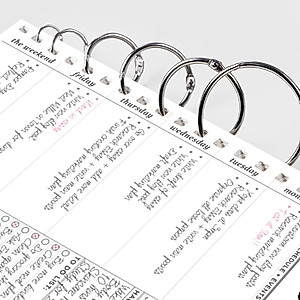 OWLKELA Binder Rings 50 Pcs, Assorted Sizes, Nickel Plated, Loose Leaf Binder Ring, Rings for Flash Cards, Index Card Rings, Book Rings, Ring Hooks, Paper Rings for School, Home or Office