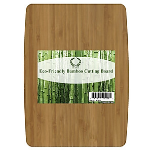 Da Vinci Natural Bamboo Cutting Board, Large 15.7 x 11.8 Inch, 3/4 Inch Thick