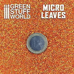 Green Stuff World– Micro Leaves - Orange Mix for Terrain 10609