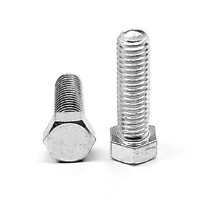 1/4-20 x 1 1/2 Coarse Thread Hex Cap Screw (Bolt) Aluminum Pk 10
