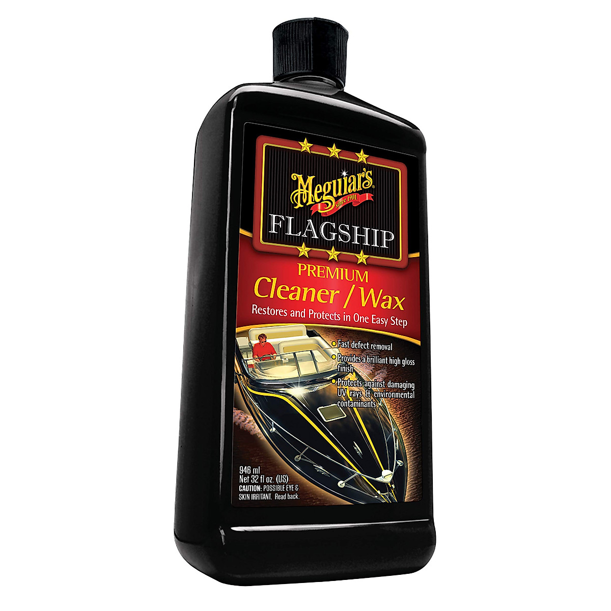 Meguiar's M6132 Flagship Premium Cleaner/Wax - 32 Oz Bottle