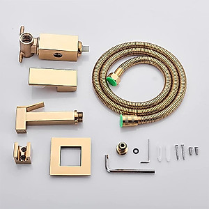 FANCUF Bidet Faucet Sprayer Shower Faucet Bidet Toilet Washing Machine Hot and Cold Water Mixer, lingsad-0236