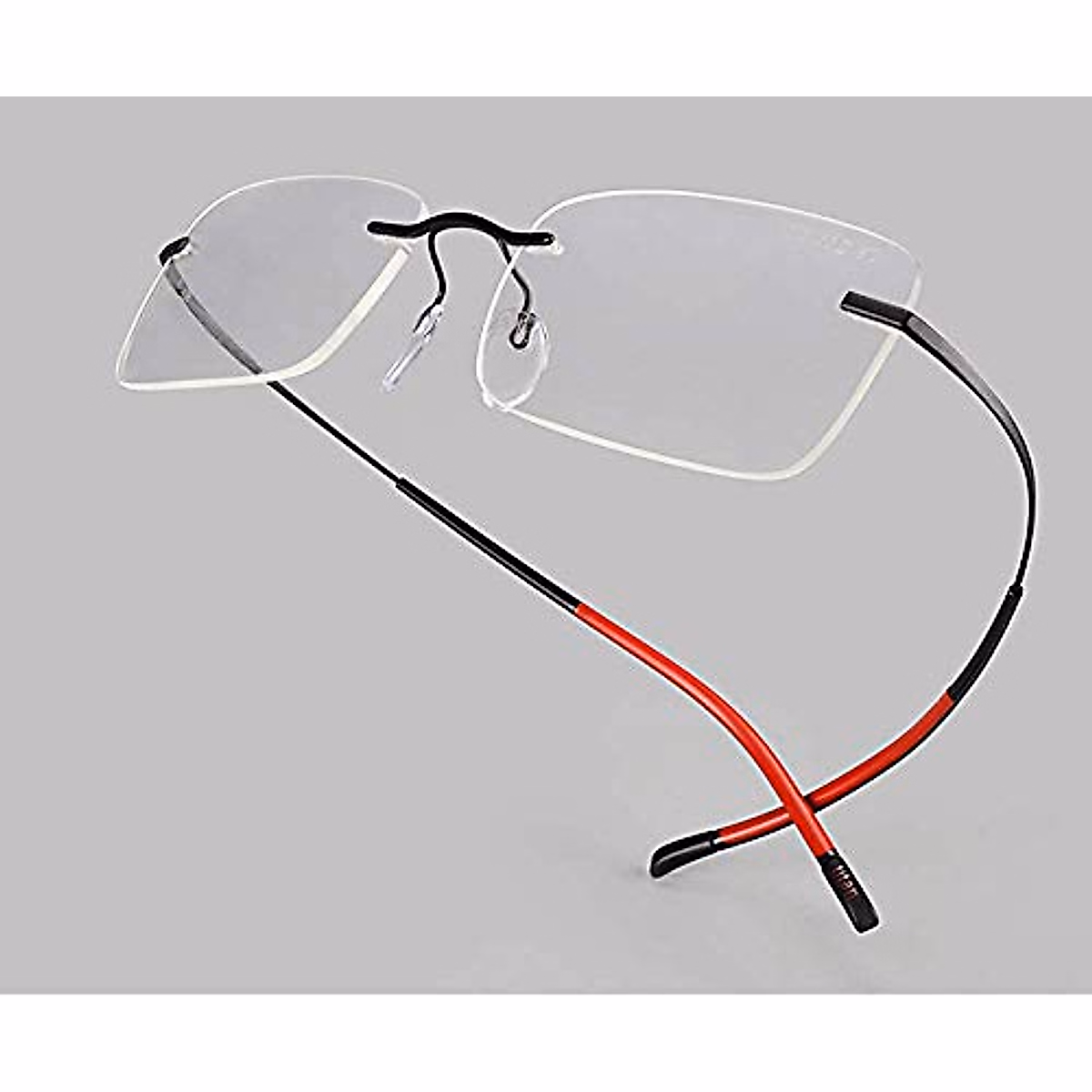 BEHLINE Eyeglass Nose Pads Replacement for Silhouette Frameless Glasses Eye Glasses and Eyewear Frames,Soft Silicone Plug in Eye Glasses Parts Push in Nose Piece,Clear Repair Kit
