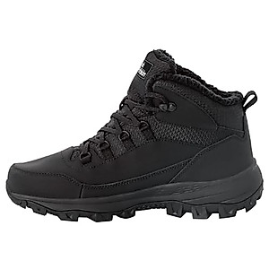 Jack Wolfskin Men's Everquest Texapore Mid Hiking Shoe Backpacking Boot, Black, 13
