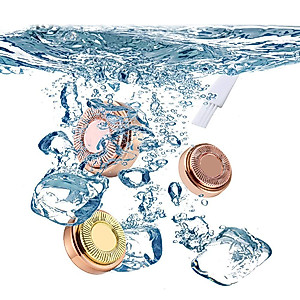 Facial Hair Remover Replacement Heads, La'Color 18K Gold Plated Replacement Heads. Count 4