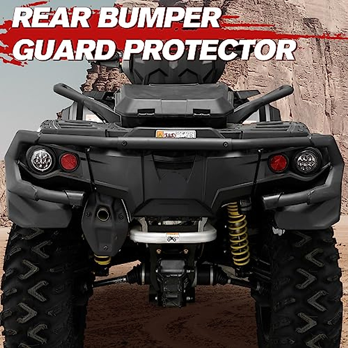 A & UTV PRO Front & Rear Bumper Kit for for Can Am Outlander G2 450 500 570 650 800 850 1000 MAX 2012-2022, Heavy Duty Combined Brushguard Bumper Protector Accessories, Replace OEM#715004837,715004920
