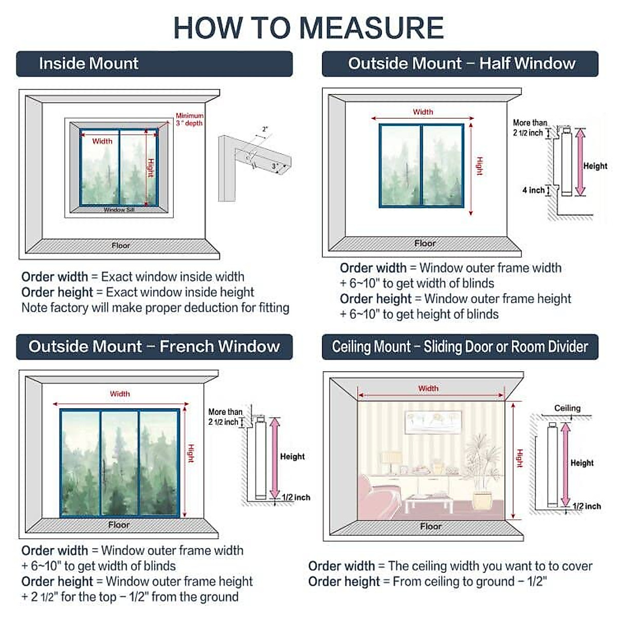 LETAU Cordless Sheer Vertical Window Blinds, Light Fitering, Reduce Sun Glare, UV Protection, White Window Shades for Slidding Door, French window, Room Divider, Glass Wall,OverSized Windows¡­