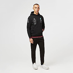 Mercedes AMG Petronas Formula One Team - Official Formula 1 Merchandise - 2022 Team Hoodie - Black - S