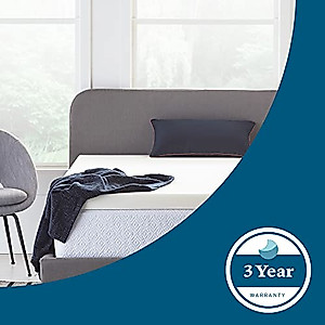 LUCID 2 Inch Traditional Foam Mattress Topper - Hypoallergenic - Ventilated - Conforming Support - Queen