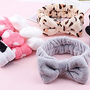 WHAVEL 6 Pack Spa Headband Makeup Headband Face Wash Headbands Make Up Hair Band Skincare Headbands Shower Head Wraps for Washing Face