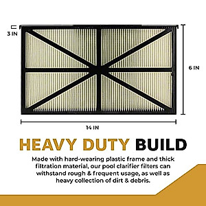 Replacement Robotic Pool Cleaner Filter Cartridges - 2 Piece RCX70101PAK2