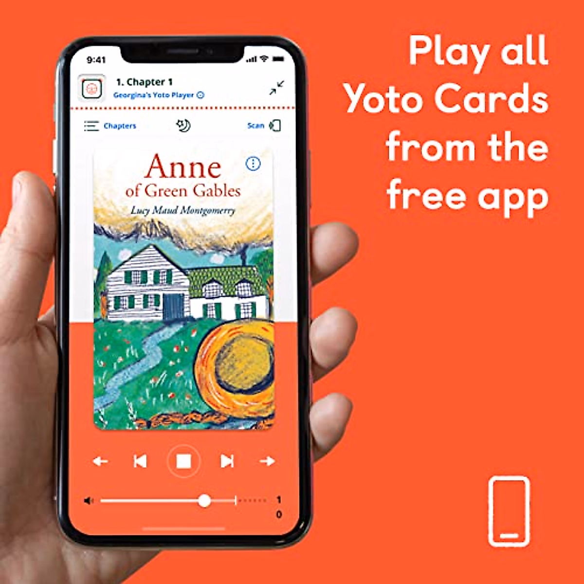 Yoto Anne of Green Gables by L.M. Montgomery – Kids Audiobook Story Card for Use Player & Mini Bluetooth Speaker, Fun Daytime & Bedtime Stories, Educational Gift for Children Ages 8+