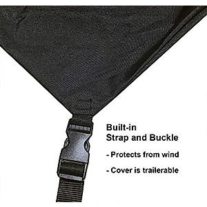 Weatherproof Snowmobile Cover Compatible with 2003 Ski-doo Mach Z Tech Plus 800 RER - Outdoor & Indoor - Water, Snow, Sun - Built-in Securing Straps - Trailerable - Free Storage Bag