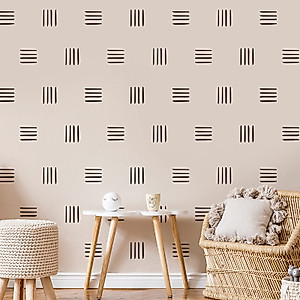 240 Pcs Line Wall Decals Modern Wall Stickers Boho Line Wall Stickers Abstract Wall Art Decor Black Line Wall Stickers Removable Peel and Stick Modern Stickers for Nursery Room Farmhouse Decor