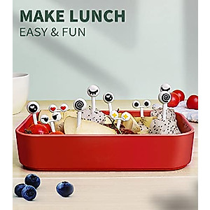 152PCS Food Picks for Kids, SEANSDA Fun Kids Food Picks for Picky Eaters, Cute Animal Fruit Toothpicks, Reusable Toddler Food Pick, Kids Lunch Accessories for Bento Box - BPA Free