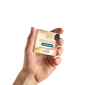 The Man Brand Beard Grooming Balm for Men - Natural Beeswax Based Conditioning Formula for Styling and Care (Mystery Man, 1 oz / 30 ml)