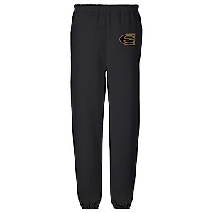 LOGOVISION Emporia State University School Logo Mens Jogger Sweatpants, Black, Large