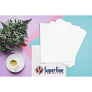 White Cardstock - For School Supplies, Kids Art & Crafts, Invitations, Business Card Printing | Extra Thick 100 lb Card Stock, 8.5 x 11 inch, Heavy Weight Hard Cover Stock (270 gsm) 50 Sheets Per Pack