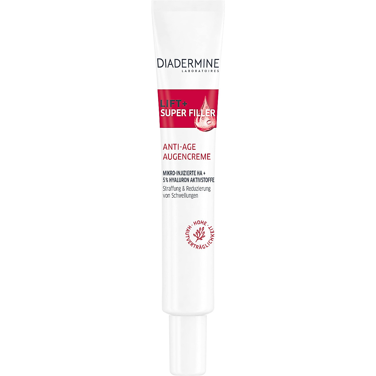 Genuine German Diadermine Lift + Super Filler deep-acting Hyaluron Eye Cream 0.5oz. / 15ml