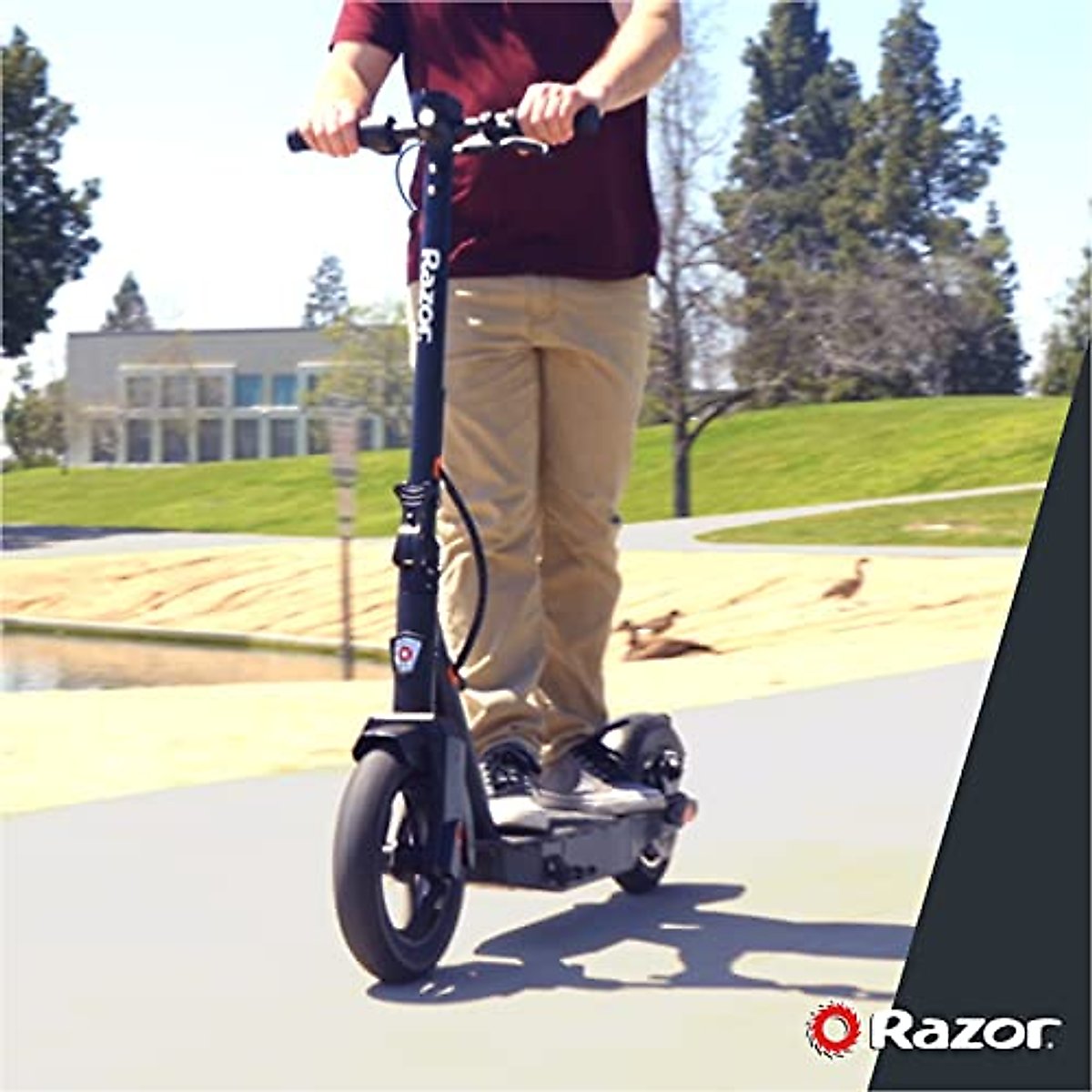 Razor C45 Electric Scooter – Up to 19.9 MPH with Cruise Control, Up to 23 Miles of Range, Foldable and Portable, Bluetooth Wireless Tech Enabled to Connect to Razor E Rides App [Amazon Exclusive]
