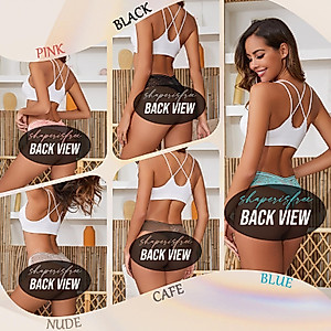 shaperisfree Lace Thong Period Underwear for Women, Leak Proof Period Thongs, Absorbent Panty, Menstrual Thong Bikini Bottom