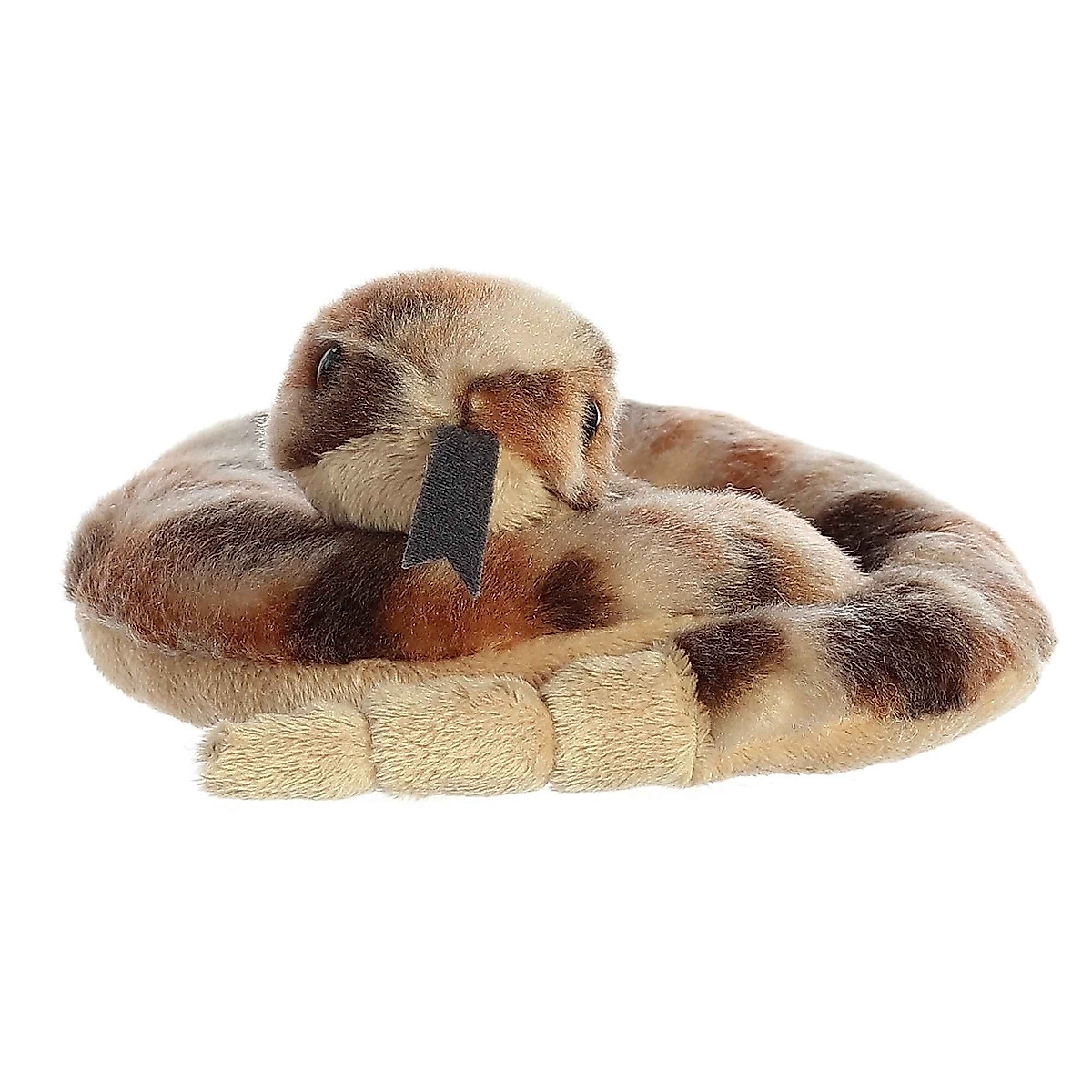 Aurora® Adorable Mini Flopsie™ Ruse Rattlesnake™ Stuffed Animal - Playful Ease - Timeless Companions - Brown 8 Inches