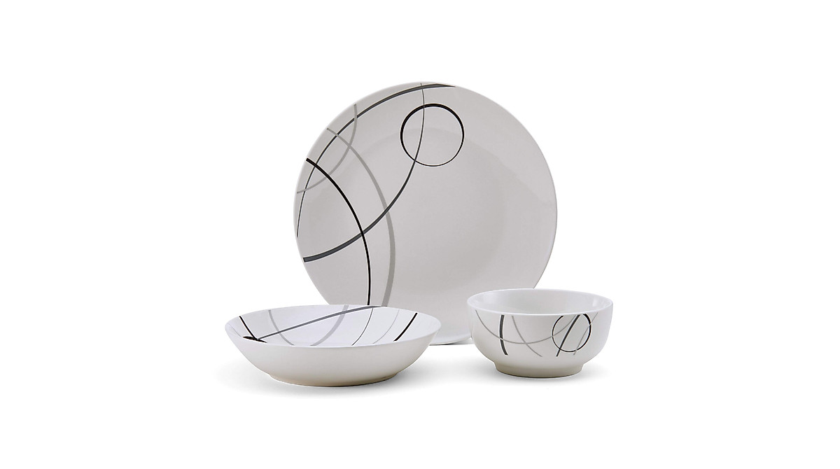 Studio Nova 18-Piece Dinnerware Set for Stylish Dining