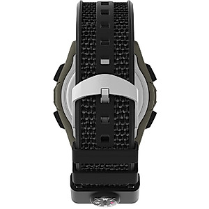 Timex Men's Expedition 41mm Watch - Black Strap Digital Dial Green Case