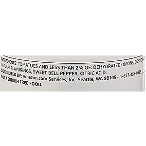 Amazon Brand - Happy Belly Tomato Sauce, No Salt Added, 8 Ounce