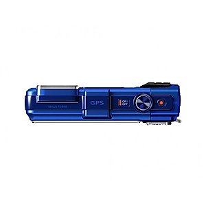 Olympus Stylus TG-830 iHS Digital Camera with 5x Optical Zoom and 3-Inch LCD (Blue) (Old Model)