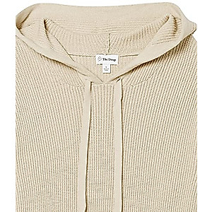 The Drop Women's Claudia Cuddle Hoodie Midi Dress, Crème Brulee, M