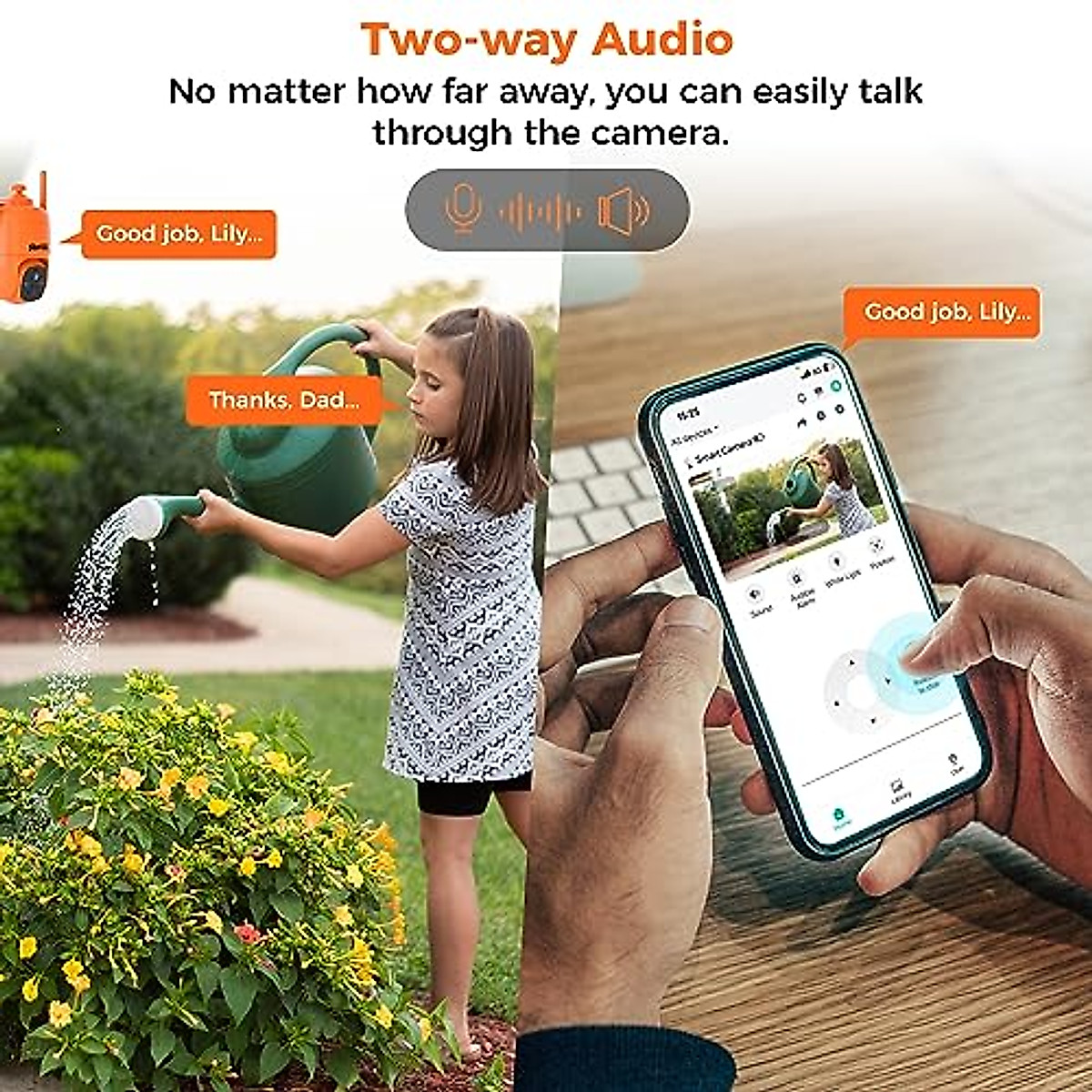 Sovmiku Hephaestus X1 2K Active Defense Solar Security Camera Wireless Outdoor, 2-years Free Cloud Storage, Easy to Setup, Starlight Color Night Vision, Two Way Audio, Audible Flashlight Alarm,SD Slot