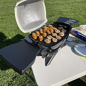 QuliMetal 60040 Grill Burner and 7644 Cooking Grates for Weber Q100, Q120, Q140, Q1000, Q1200, Q1400 Series Gas Grills