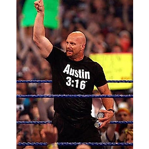 WWE Stone Cold Steve Austin 3:16 Wrestling Adult T-Shirt(3XL, 3:16)