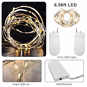 Bumqviy 9Pcs Happy 50th Birthday Honeycomb Decorations with String Lights for Men, Blue Silver Vintage 1974 Aged to Perfection Table Centerpiece Party Supplies, Fifty Years Birthday Table Sign Decor