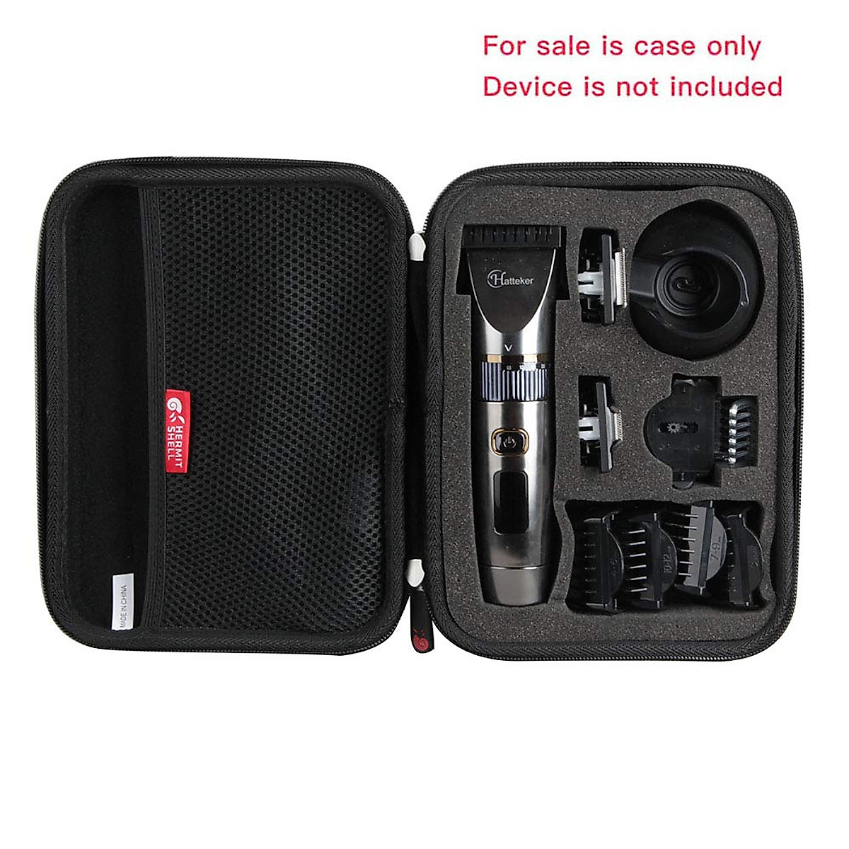 Hermitshell Hard Travel Case for Hatteker Mens Beard Trimmer Cordless Hair Trimmer Hair Clipper Detail Trimmer 3 In 1