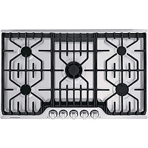 FRIGIDAIRE Professional FPGC3677RS FRIGIDAIRE Professional 36'' Gas Cooktop with Griddle in Stainless Steel