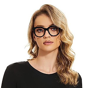 NaNaKo 3 Pack Reading Glasses for women, Oversized Blue Light Blocking Computer Readers Spring Hinge (C1,+1.50)