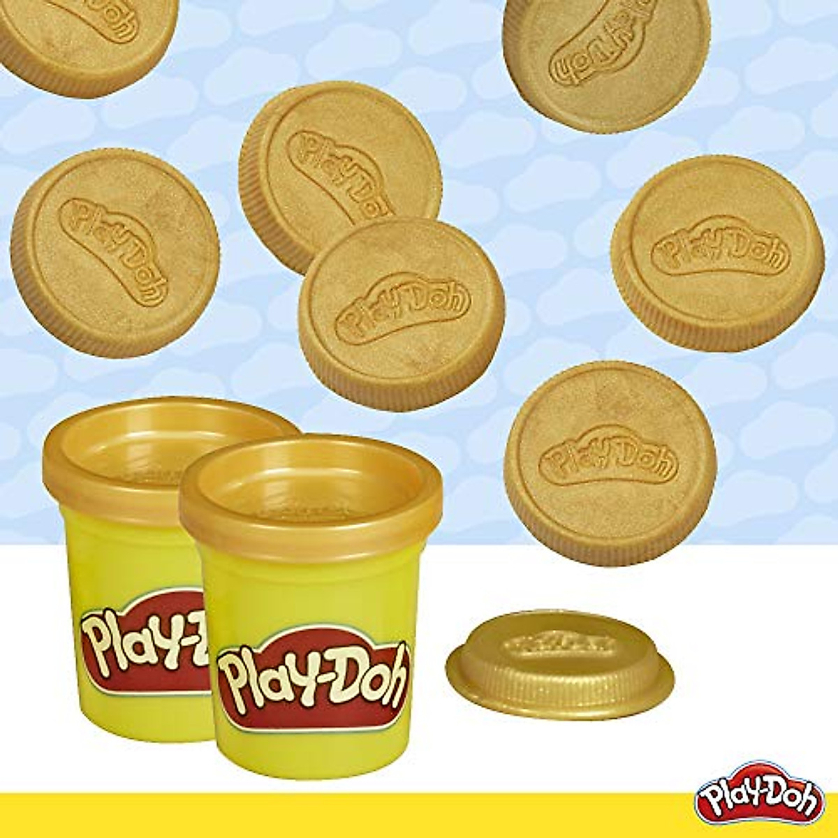 Play-Doh Pirate Theme 13-Pack of Non-Toxic Modeling Compound for Kids 3 Years and Up with 3 Cutter Shapes, Coin Mold, and Roller Tool (Amazon Exclusive)