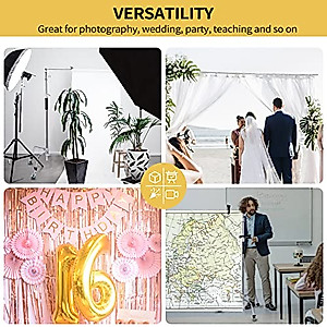 Pro Stainless Steel Telescopic Backdrop Crossbar Max Length 10 ft/3m Adjustable Background Support Cross Arm, Backdrop Pole for C Stand