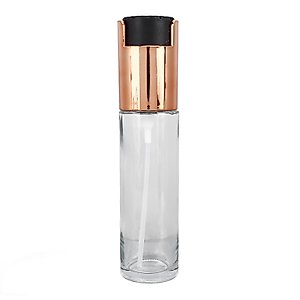 Oil Sprayer for Cooking, Glass Olive Oil Sprayer Mister, Olive Oil Spritzer, Prevenrt Slipping Olive Oil Spray Bottle for Kitchen, Air Fryer, Salad, Baking, Grilling, Rose Gold