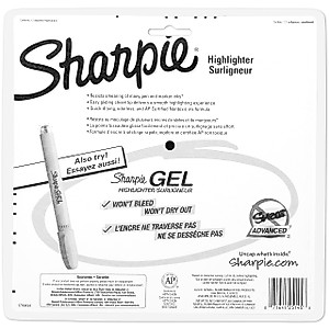 SHARPIE Tank Style Highlighters, Chisel Tip, Assorted, 12 Count