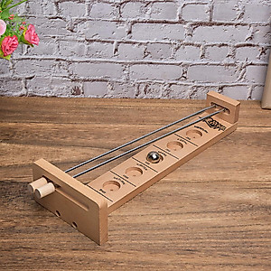 Akozon Games Wooden Adult Intelligent Puzzle Balance Desktop Ball Leisure Game